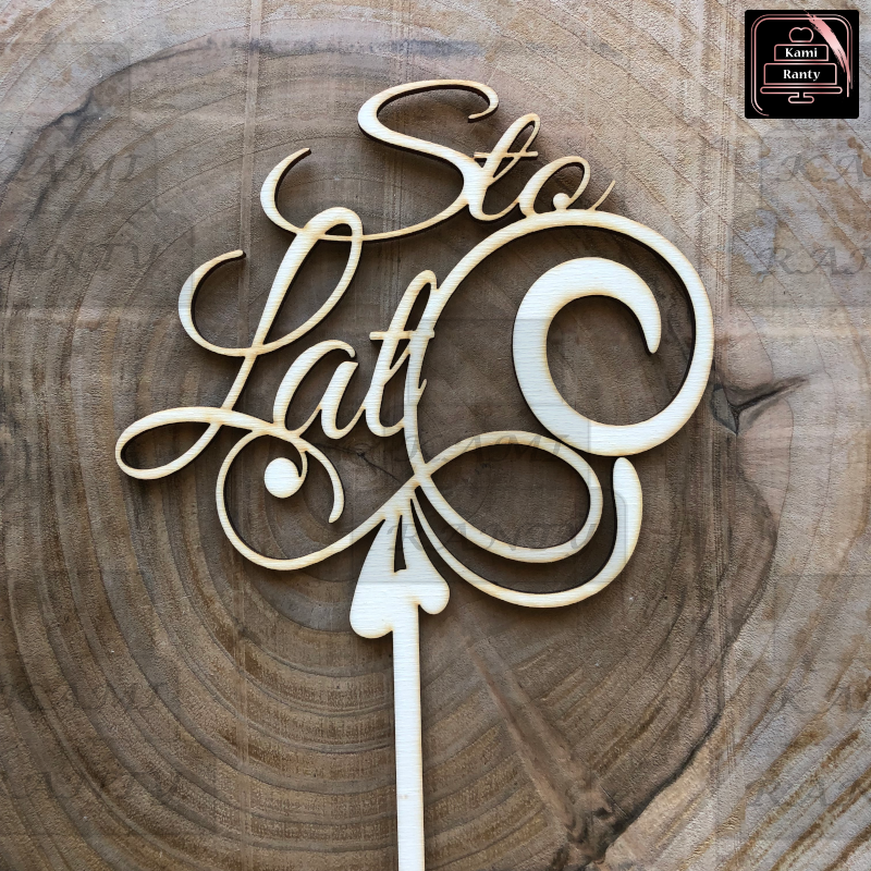 Topper "Sto Lat" ornament